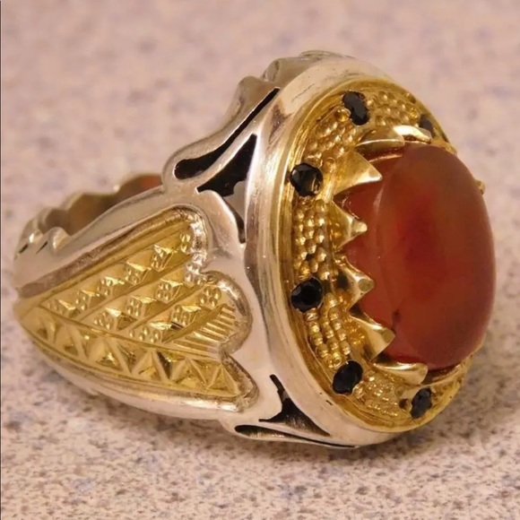 Persian Handmade | Other | Full Handmade Persian Rings Real Gemstone ...